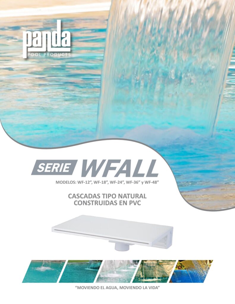 Cascada tipo natural Panda WF-N-36-1-I 36.4″ (92.5cm) LB 1″(2.54cm)