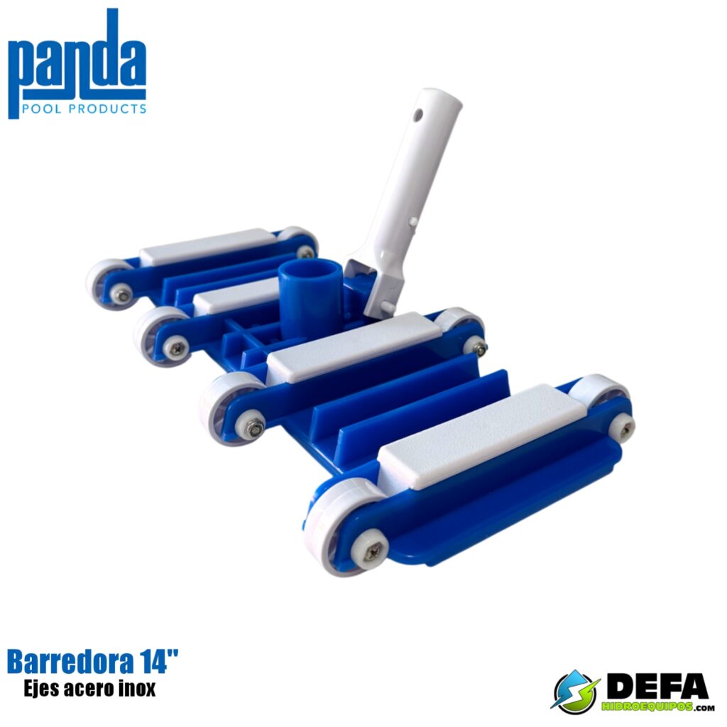 Barredora flexible Panda 012-001-A-004 14″ ejes en acero inxidable