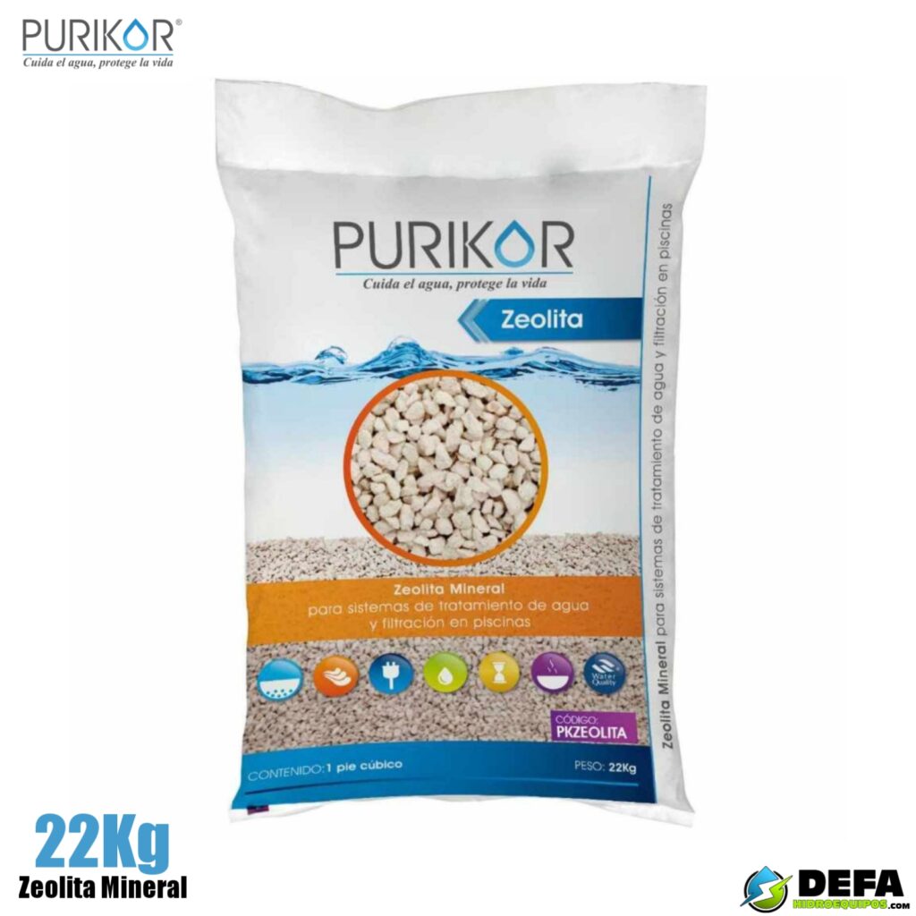 Zeolita Purikor PKZEOLITA 3-5micras bulto 22 kg